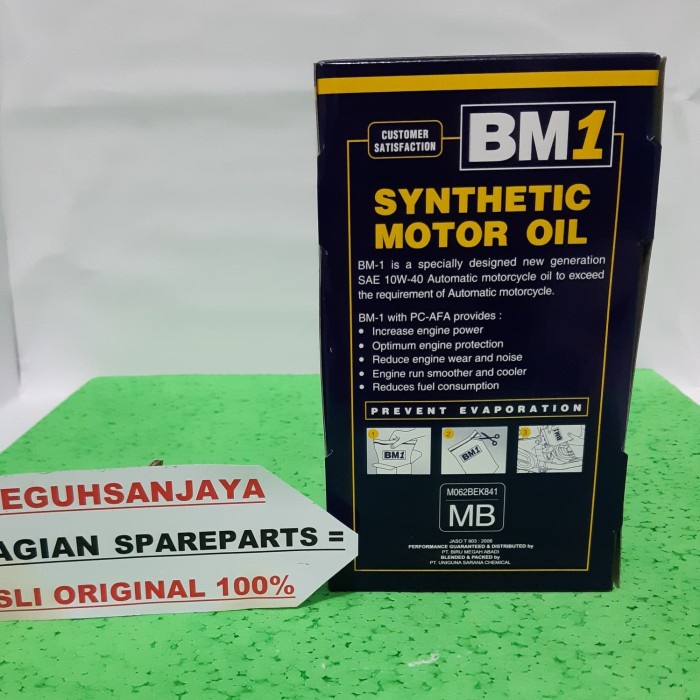 Jual Oli Mesin BM1 Matic Metik Scooter 800 ML / 0.8 liter 10W-40 SJ ...