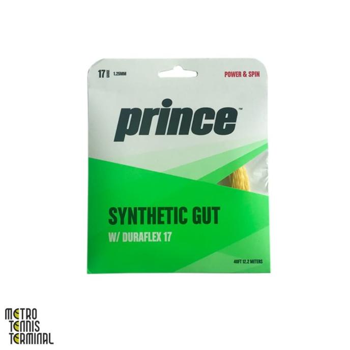 Jual Prince Synthetic Gut w/ Duraflex 17 String (Senar Raket Tenis ...