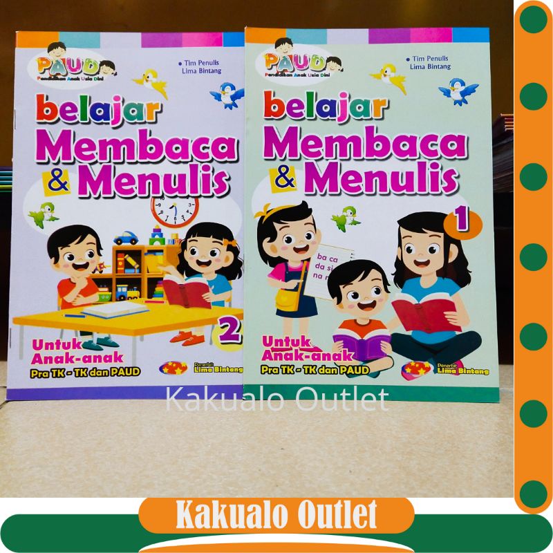 Jual Belajar Membaca & Menulis Untuk Anak-anak Pra TK - TK - PAUD ...
