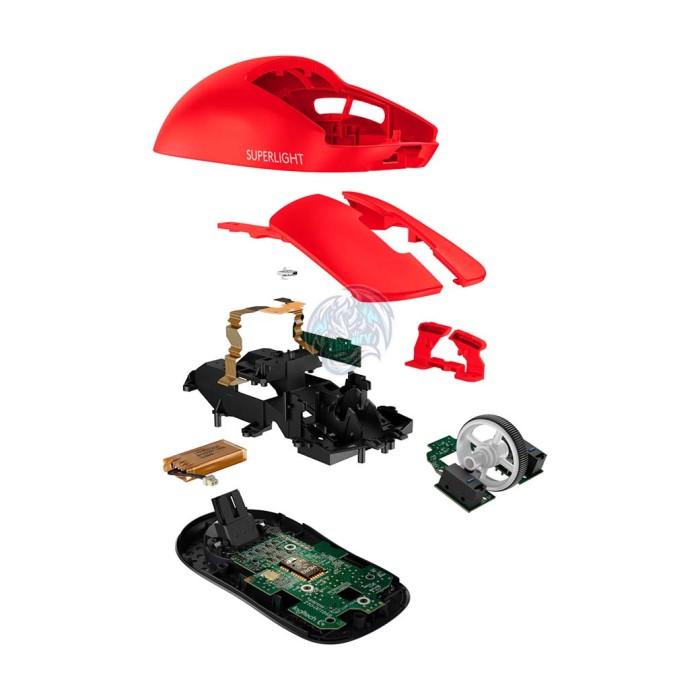 Jual LOGITECH G PRO X SUPERLIGHT RED EDITION WIRELESS GAMING MOUSE ...