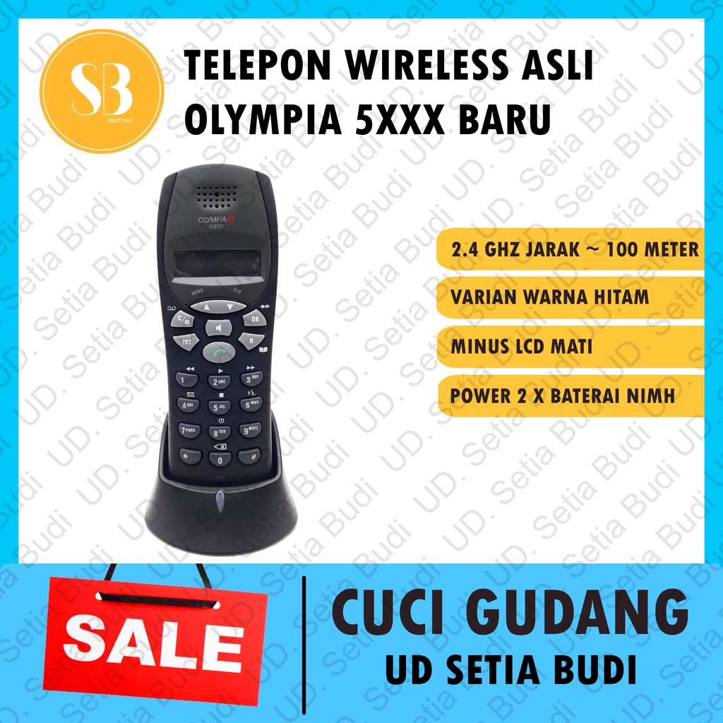 Jual Telepon Cordless Wireless Rumah Aiwa Olympia Asli Jepang Baru ...