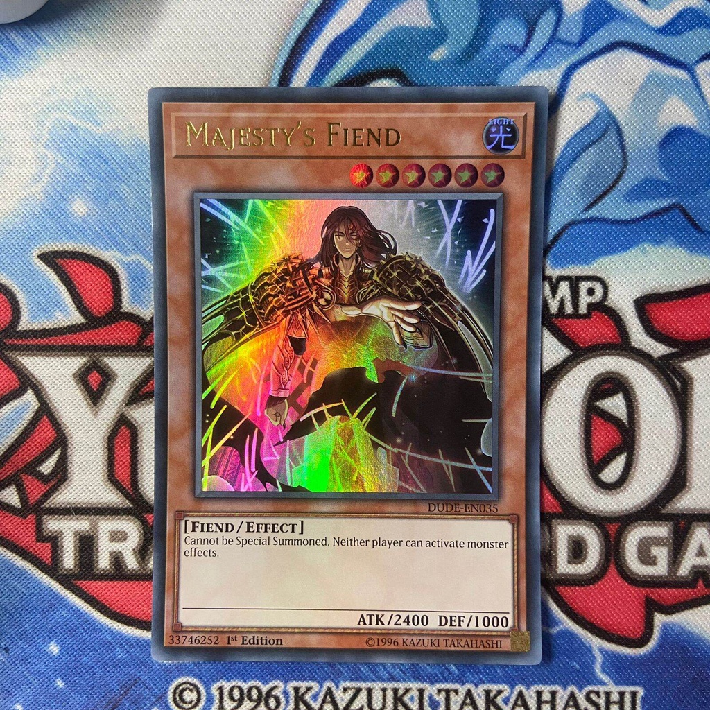Jual yugioh majesty's fiend DUDE ultra rare 1st original | Shopee Indonesia