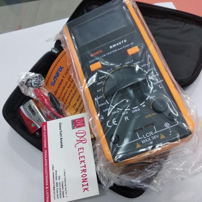 Jual Sanfix BM4070 ESR LCR and Capacitence Digital ORIGINAL Tester ...