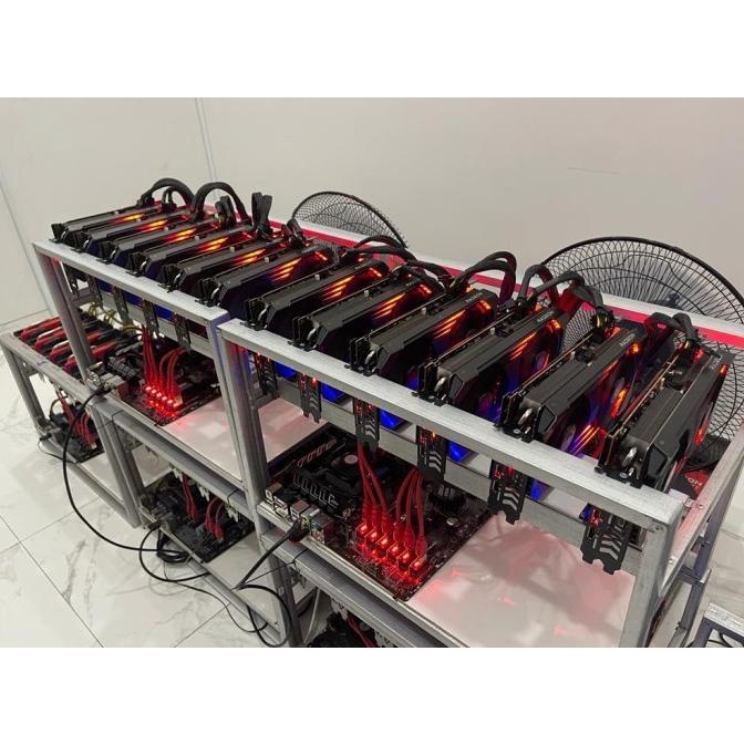 Jual Paket Mining Rig RX 6700 XT 6 VGA Siap Pakai Termurah | Shopee ...