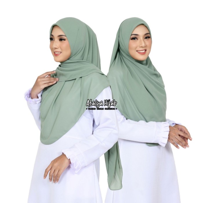 Jual Hijab Segiempat Syari Curve Jumbo Babydoll Mima Square Syari ...
