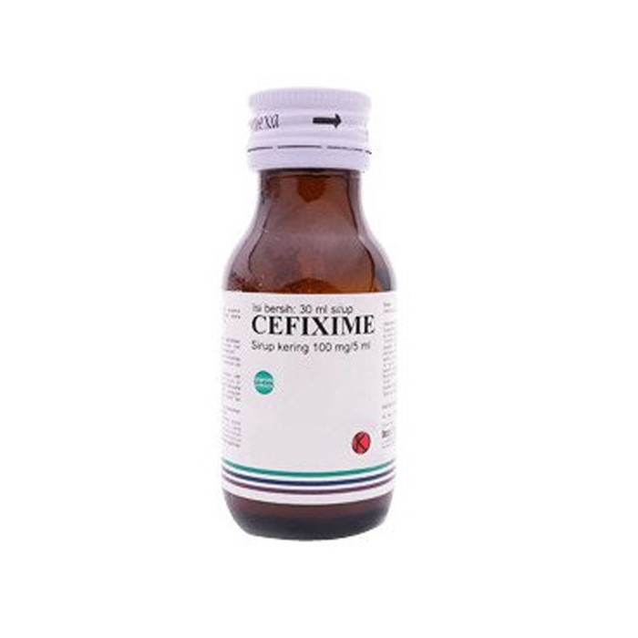 Jual CEFIXIME 100 MG/5ML DS 30ML [GEN] / ANTIBIOTIK / INFEKSI / ISPA ...