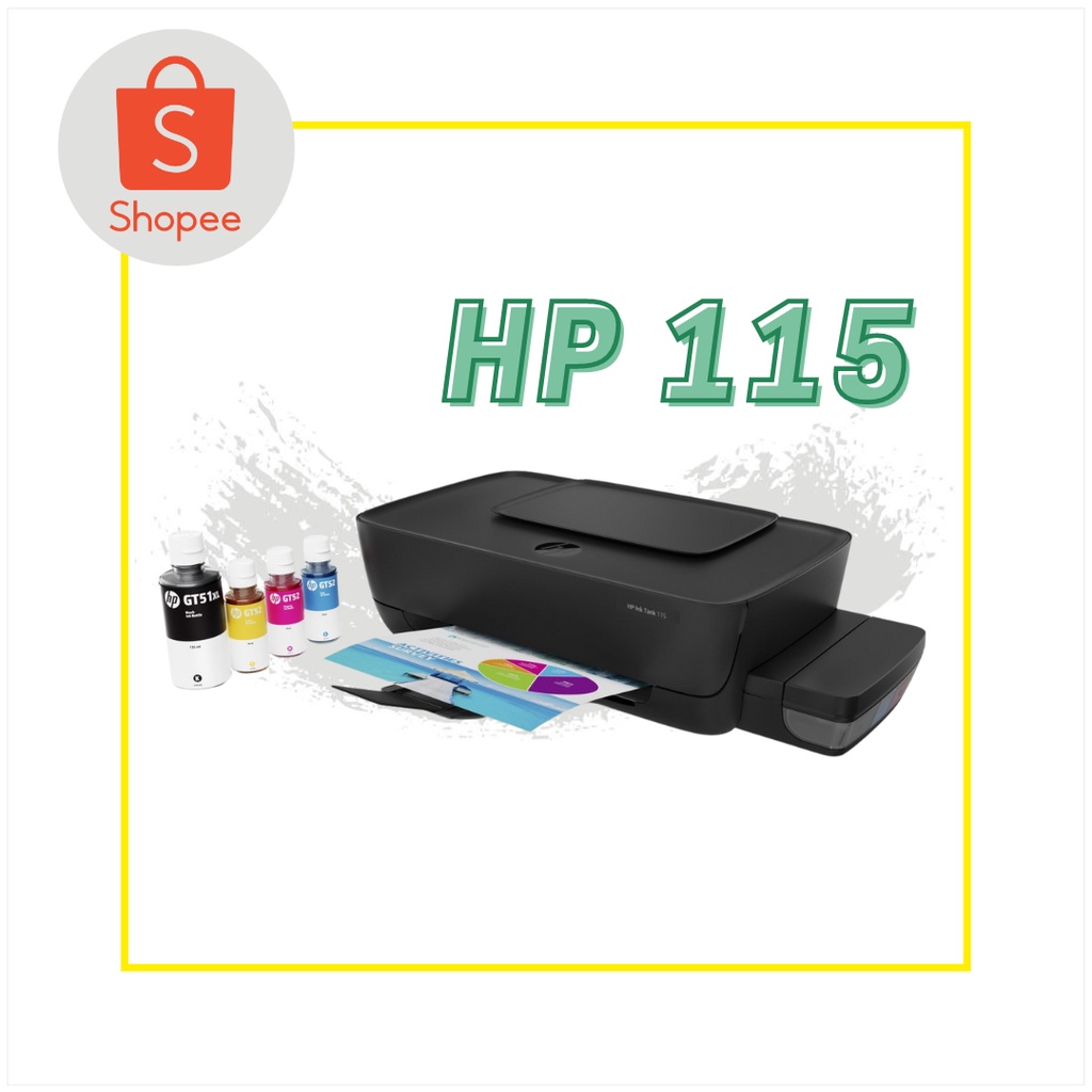 Jual PRINTER HP INK TANK 115 PRINT OLY A4 GARNSI RESMI HP115 (2LB19A ...