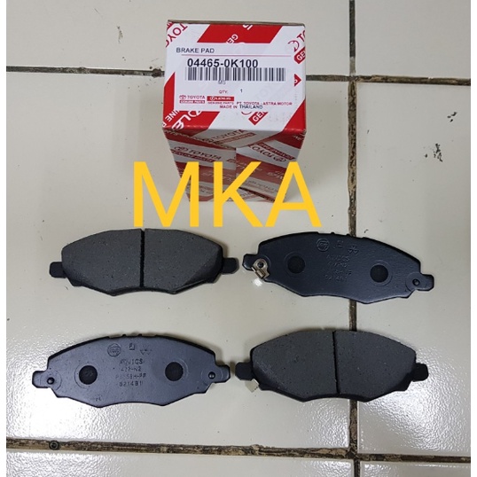 Jual KAMPAS REM BRAKEPAD FRT TOYOTA INNOVA 04465-0K100 NON ASBES IMPPORT | Shopee Indonesia