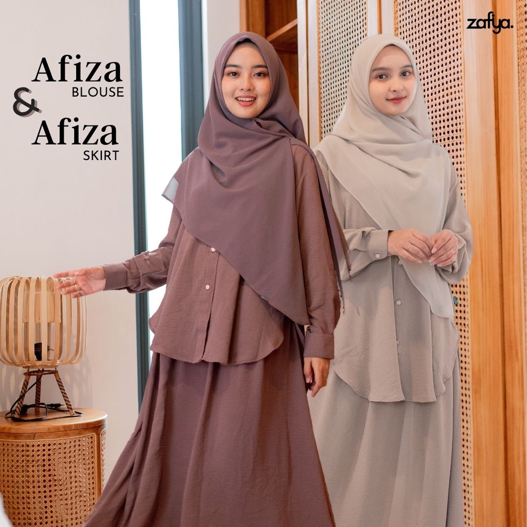 Jual AFIZA TOP & SKIRT By ZAFIYA | Shopee Indonesia