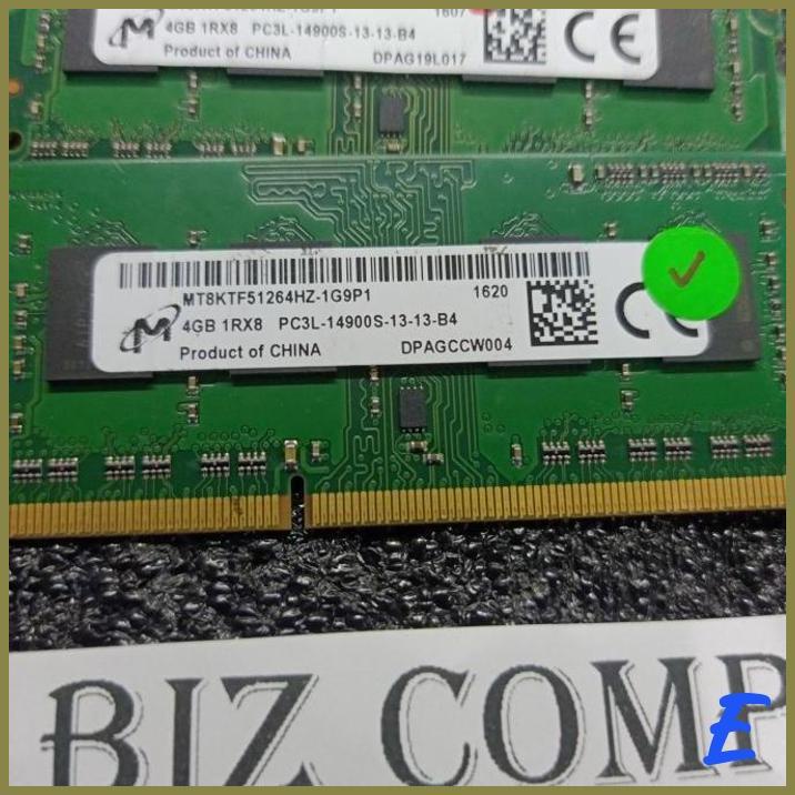 Jual 4GB 1RX8 PC3L 14900S MICRON RAM LAPTOP RAM SODIM DDR3L [BZC] | Shopee Indonesia