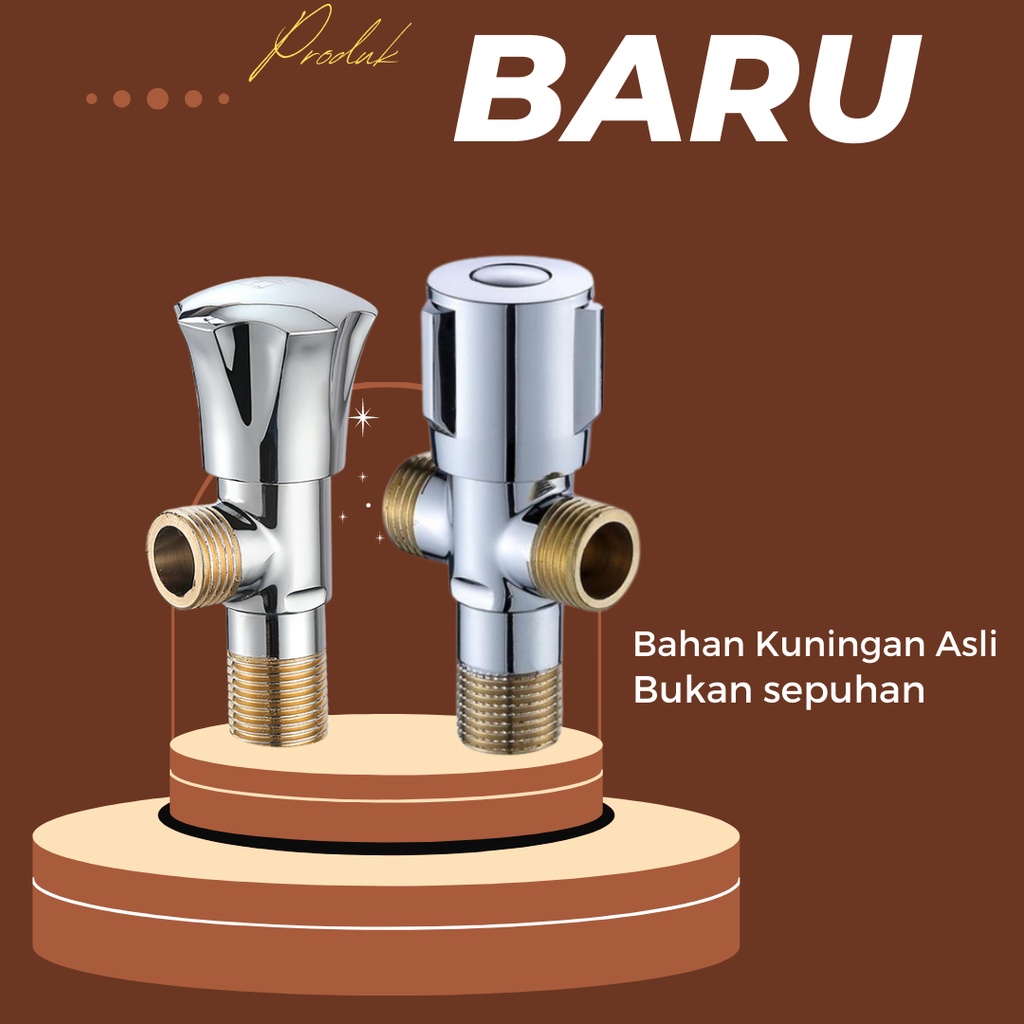 Jual Stop Kran 1/2 inch stop kran shower Closet kran shower Kuningan 1/ ...