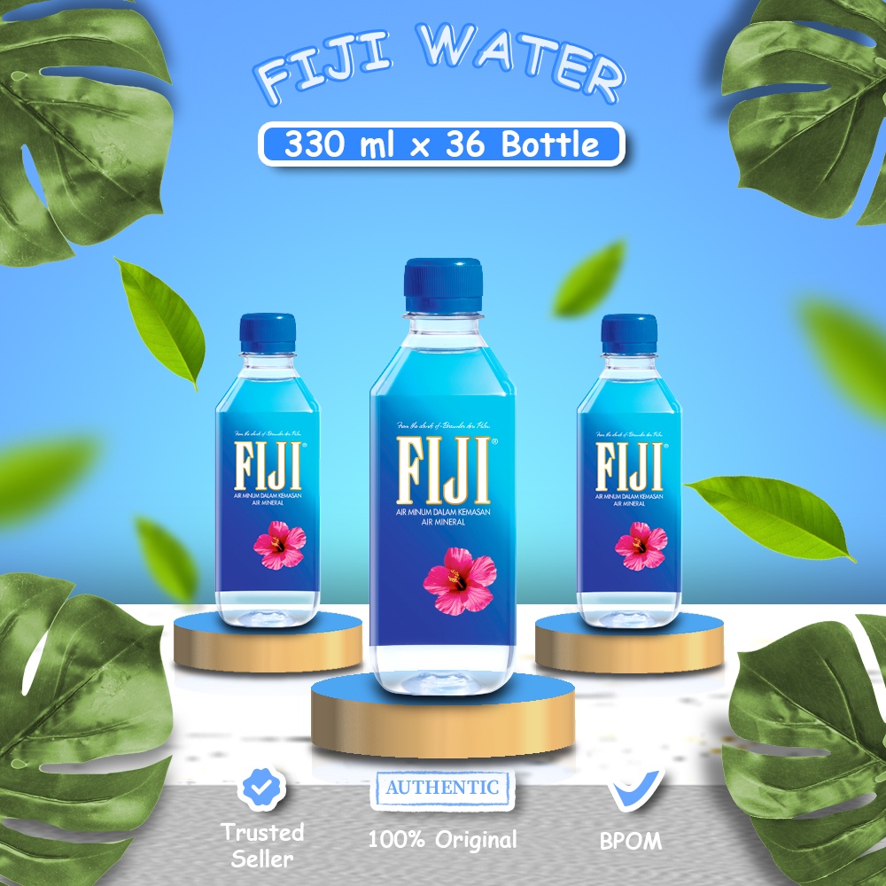 Jual AIR FIJI WATER NATURAL ARTESIAN WATER 330ML [24 BOTOL] | Shopee ...