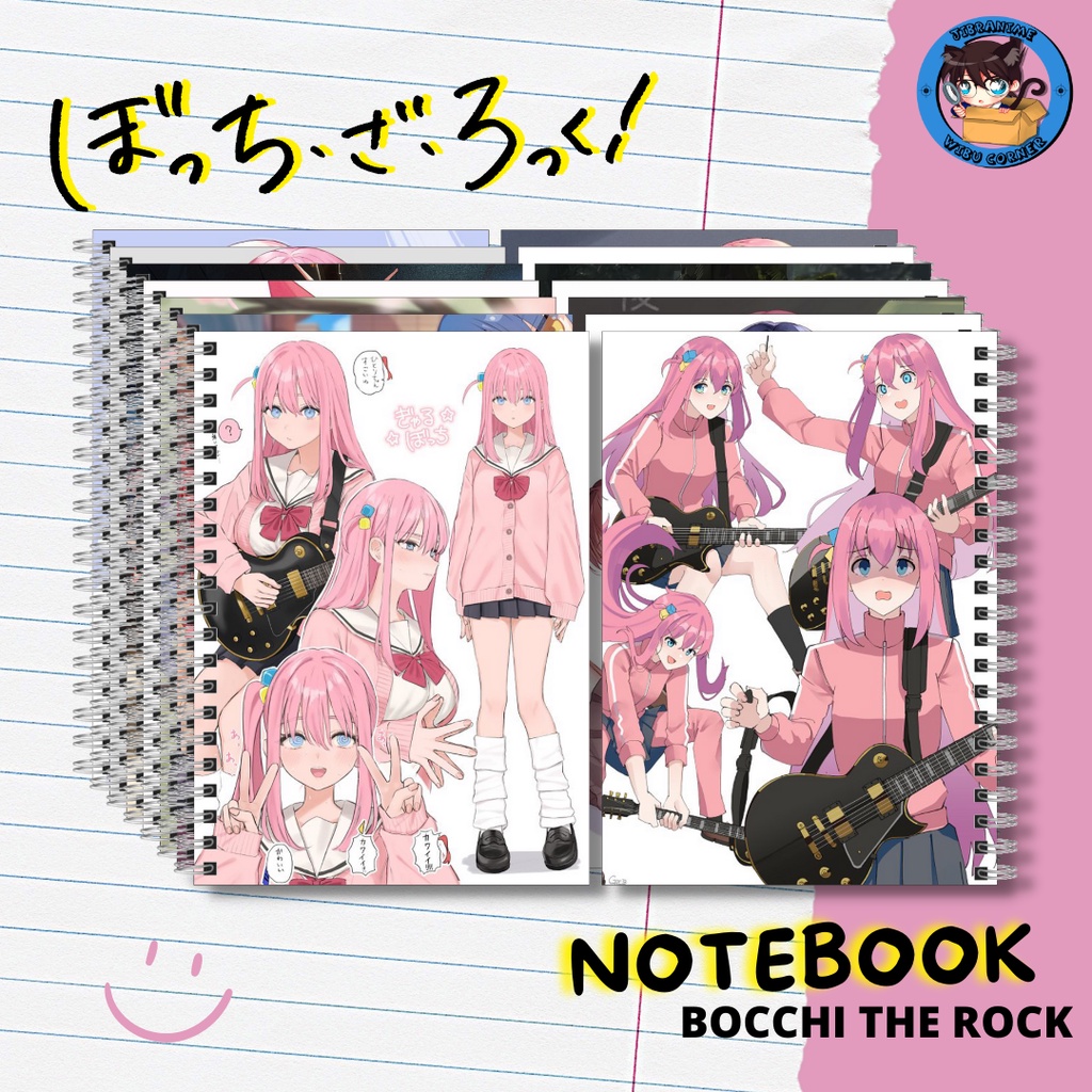 Jual notebook bocchi the rock / notebook bocchi the rock / buku catatan ...