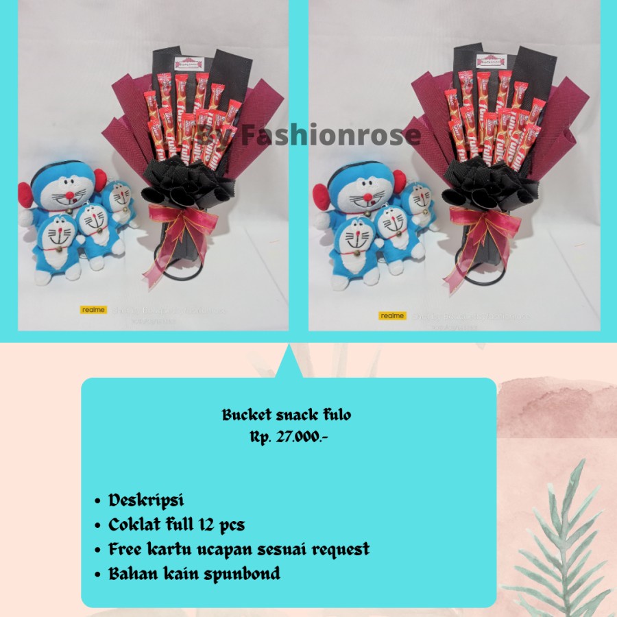 Jual BUCKET SNACK COKELAT FULO BUKET COKELAT MURAH KADO WISUDA ULTAH ...