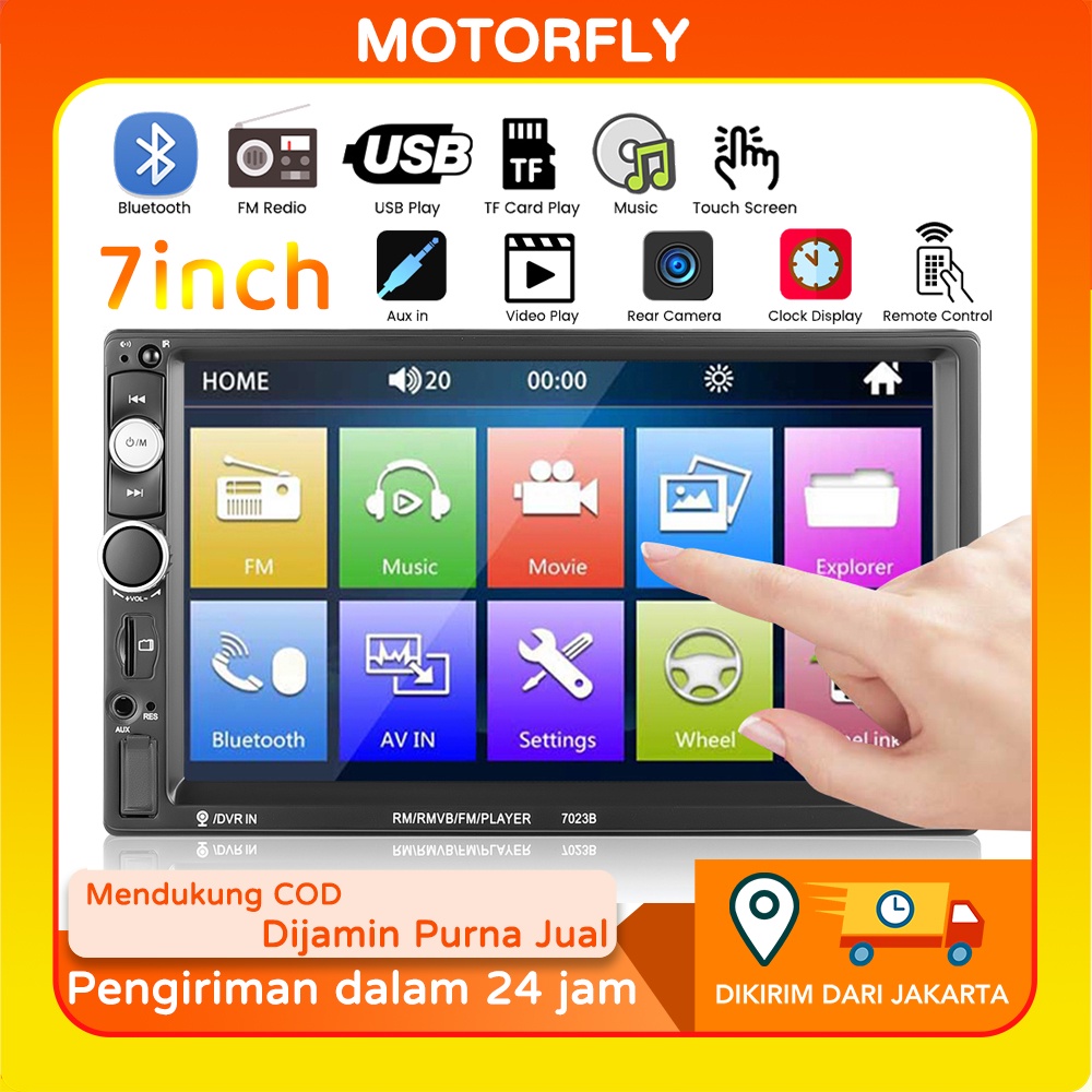 Jual 2 Din Mobil Multimedia Player Mobil Radio Video MP5 Player Layar ...