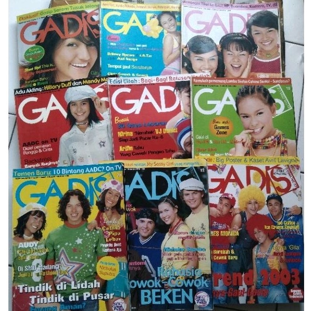 Jual majalah GADIS Edisi tahun 2003 preloved majalah gadis majalah jadul | Shopee Indonesia