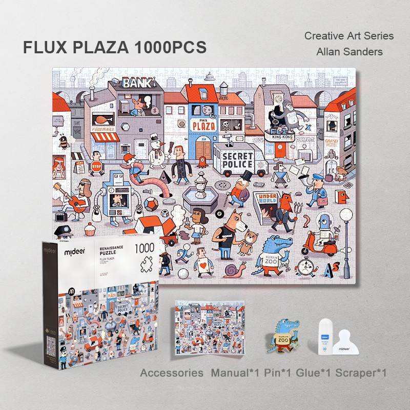 Jual Mideer Renaissance Puzzle 1000 pcs Space Shuttle / Flux Plaza ...