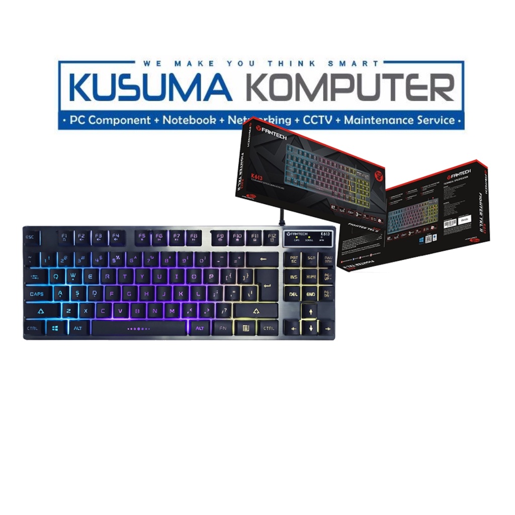 Jual Fantech Keyboard Gaming K613 FIGHTER TKL II | Shopee Indonesia