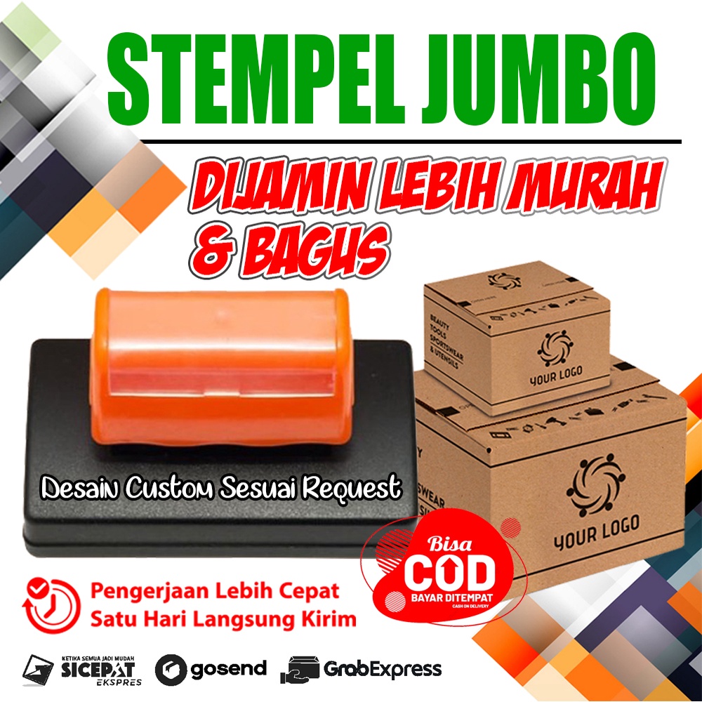 Jual Stempel Custom, Stempel Jumbo Super, Stempel Kardus, Stempel Besar ...