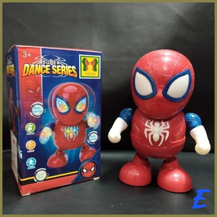 Jual JUAL MURAH ROBOT DANCE HERO SPIDERMAN ROBOT JOGET TDK BUKA MUKA ...