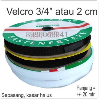 Jual Perekat Set (Sepasang Kasar Halus) Perekat Velcro Magic Tape ...