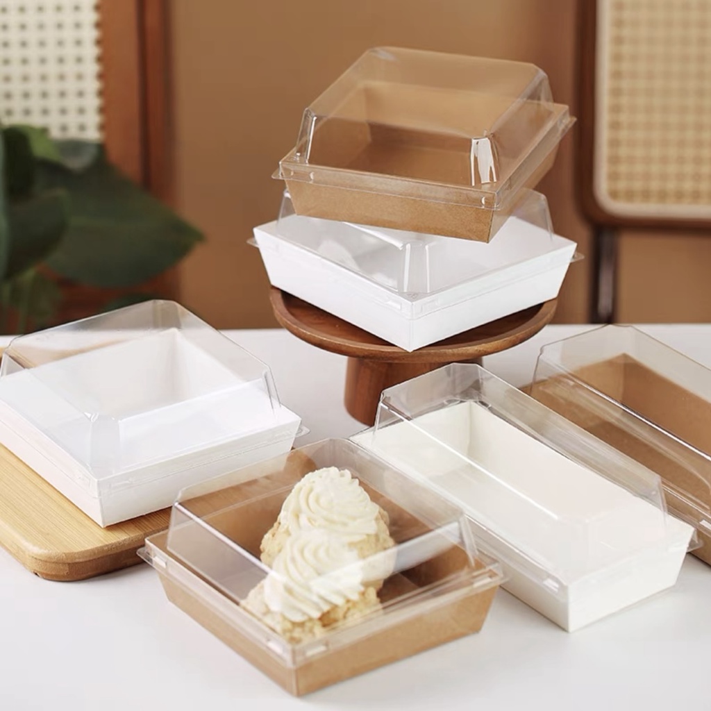 Jual [10 PCS] Dessert Box Tahan Panas Oven Mika Kotak Mochi Box/ Paper ...