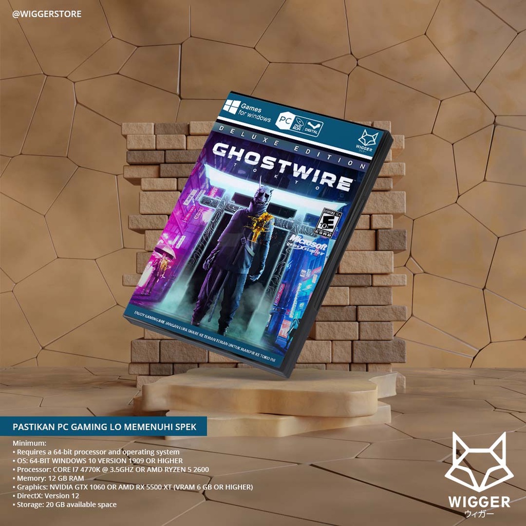 Jual GHOSTWIRE TOKYO DELUXE EDITION CONNECT ONLY GAME PC | Shopee Indonesia