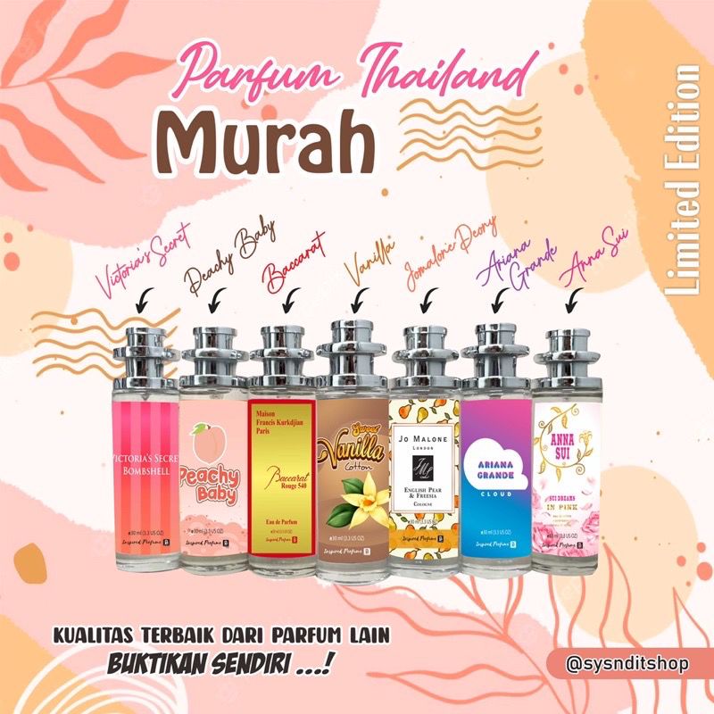 Jual PARFUM THAILAND 35ML - PART 1 [BRS] | Shopee Indonesia