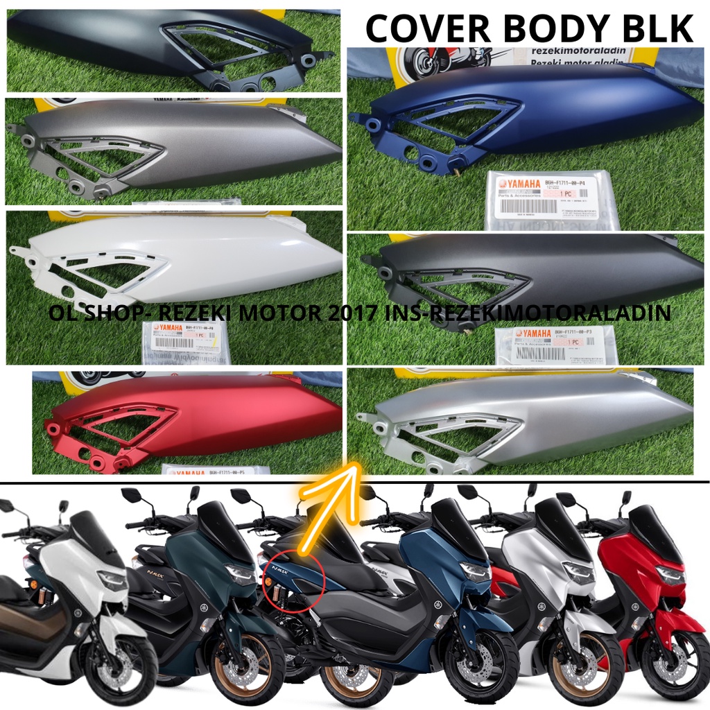 Jual COVER BODY BELAKANG BLK KANAN / KIRI B6H-F1721/B6H-F1711 NEW NMAX ...