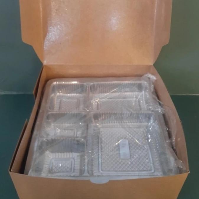 Jual Produk Terbaik] Box Nasi Coklat 20x20 | Dus Kotak Nasi Berkat ...