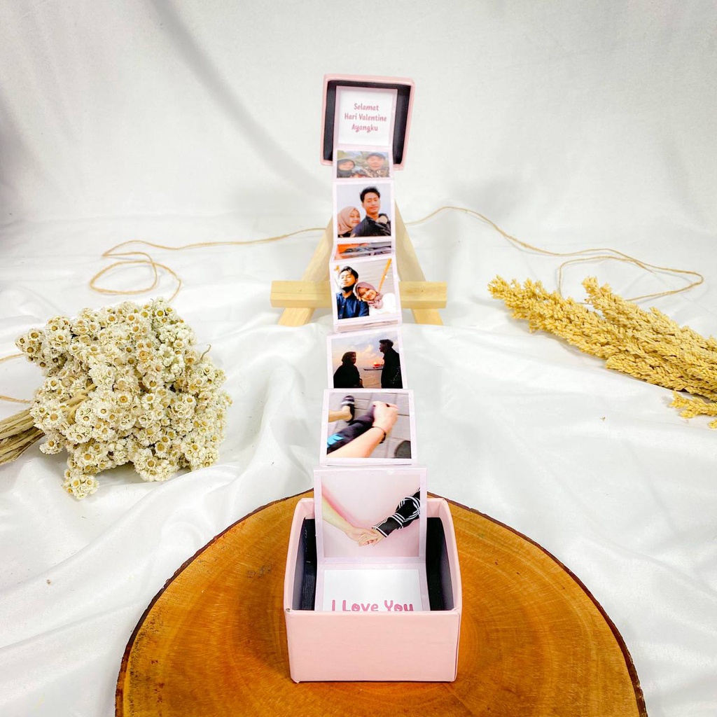 Jual MEMORY PHOTO BOX/SUPRISE BOX 12 FOTO/Kado gift box foto polaroid ...