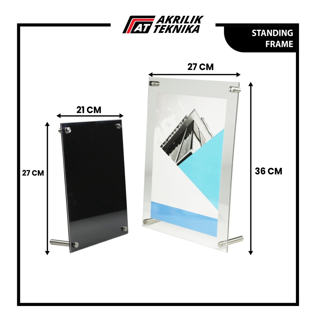 Jual Standing Frame Bingkai Display Poster Akrilik Menu Meja - Ukuran A3 A4 A5 | Shopee Indonesia
