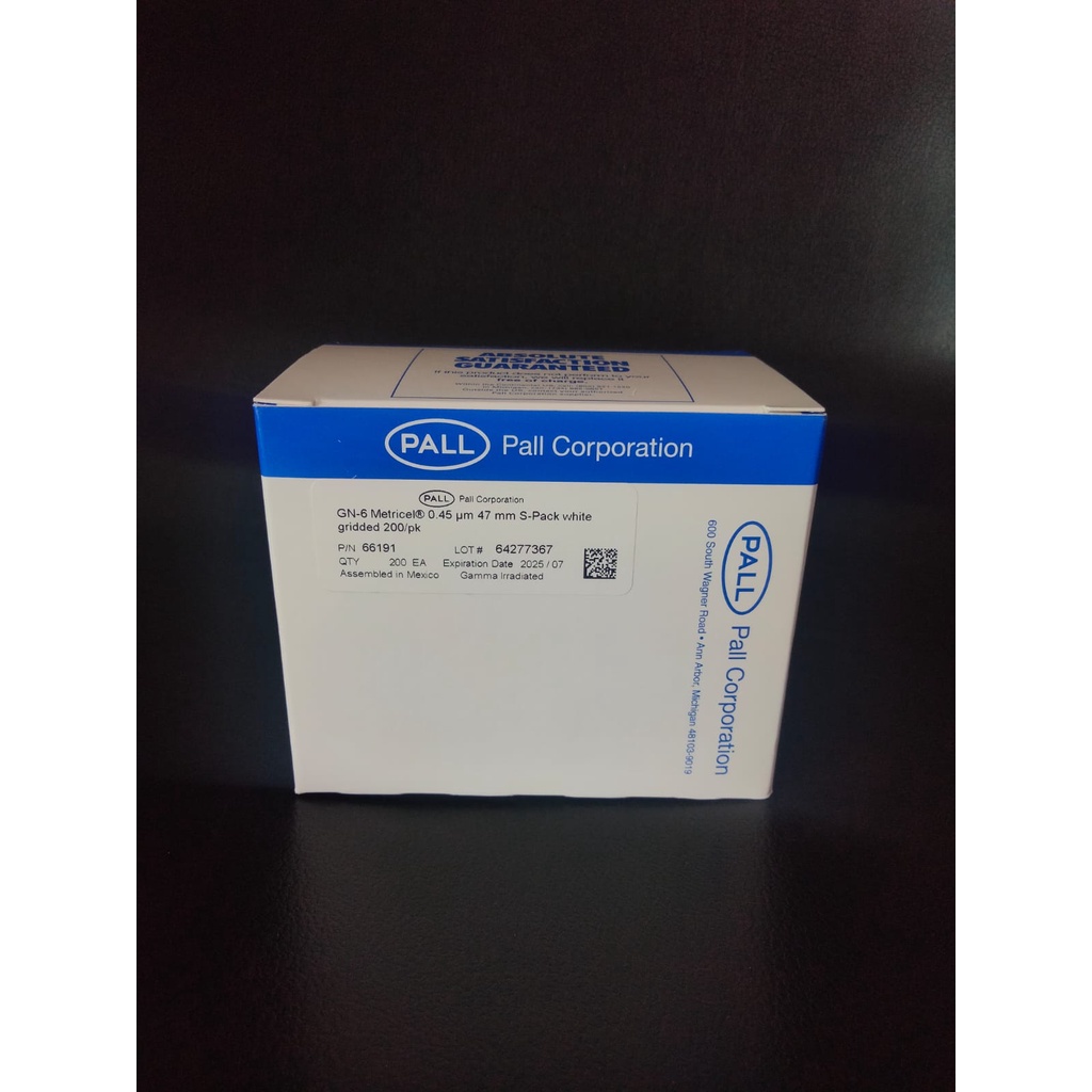 Jual Membrane Filter 0.45 um, Dia. 47mm Pall, Isi 200 Pcs | Shopee ...