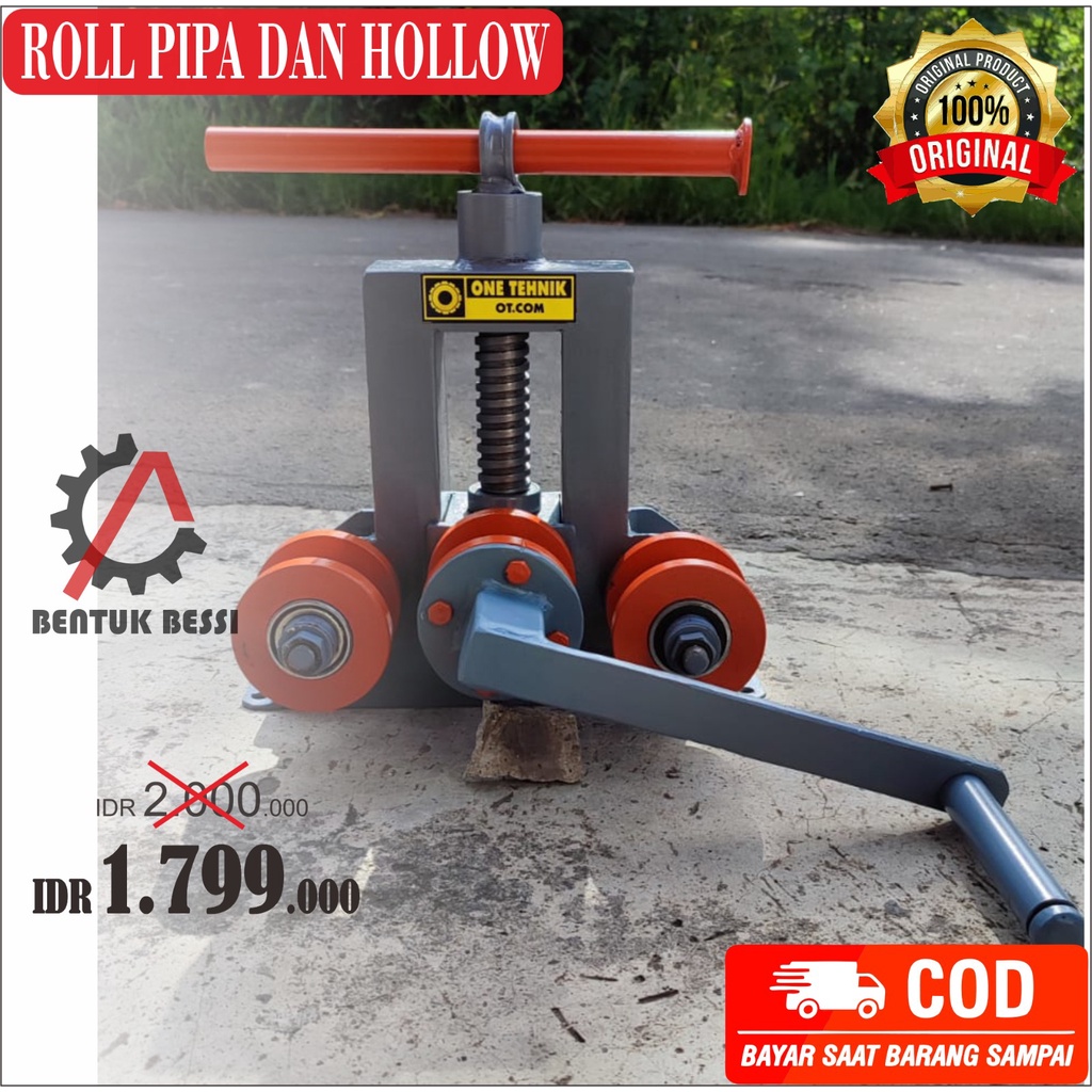 Jual [ TERLARIS ] ALAT ROLL PIPA DAN HOLLOW MANUAL 3/4 inch. 1 inch. 1 ...
