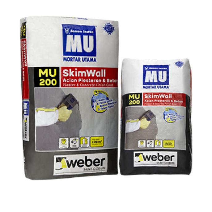 Jual `````````] SEMEN MU200/ PEREKAT/ PELESTERAN ACIAN SKIM WALL BETON ...