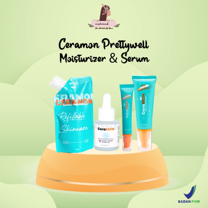 Jual [READY] CERAMON BARRIER MOISTFULL GEL MOISTURIZER & SERUM CERAMON ...