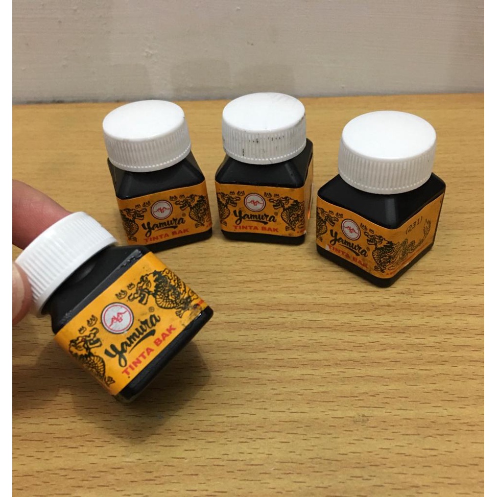 Jual TINTA BAK YAMURA/TINTA CHINA/TINTA NAGA UKURAN KECIL | Shopee ...