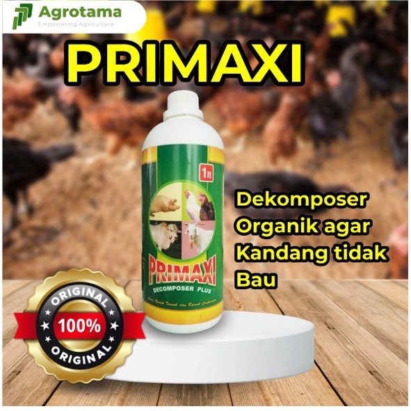 Jual Primaxi 1 L Dekomposer Pengurai Sekam dan Kotoran Ternak Mengurangi Bau Amoniak | Shopee ...