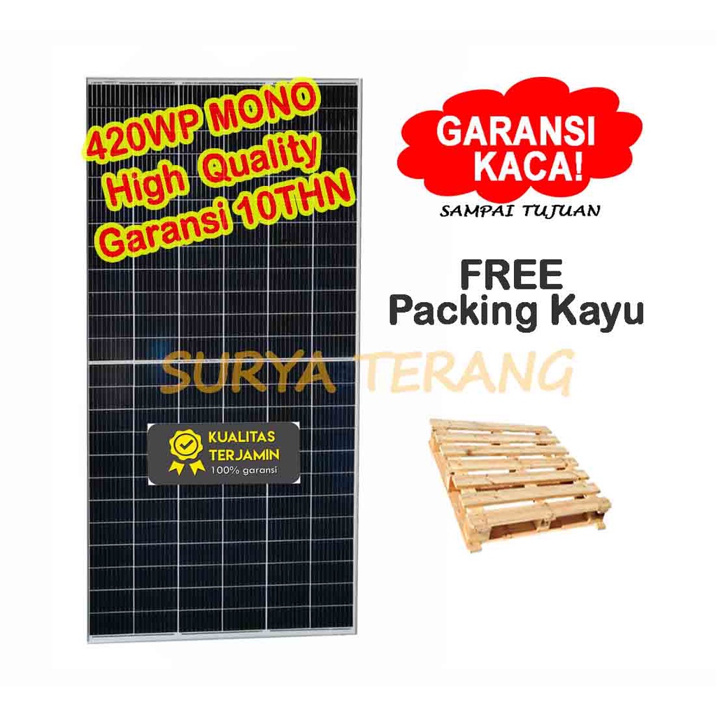Jual Solar Panel Surya 435wp Mono Solar Cell 435wp Mono FREE PACKING ...