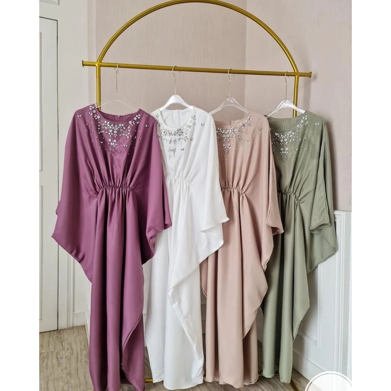 Jual Tiara kaftan | kaftan idul fitri | gamis hari raya | Shopee Indonesia