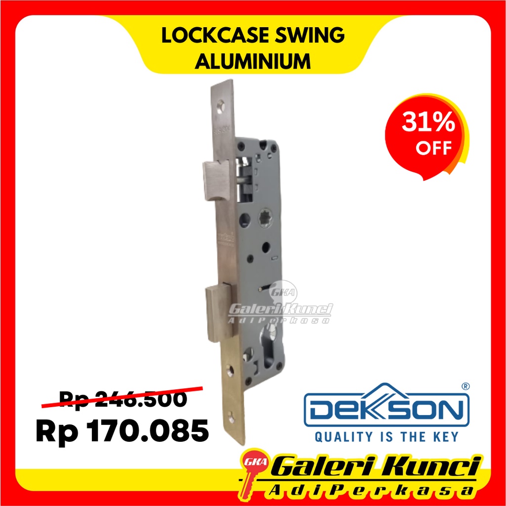 Jual Lockcase Dekson Dekkson MTS IL DL 84030 SSS Mortise Lock Swing ...