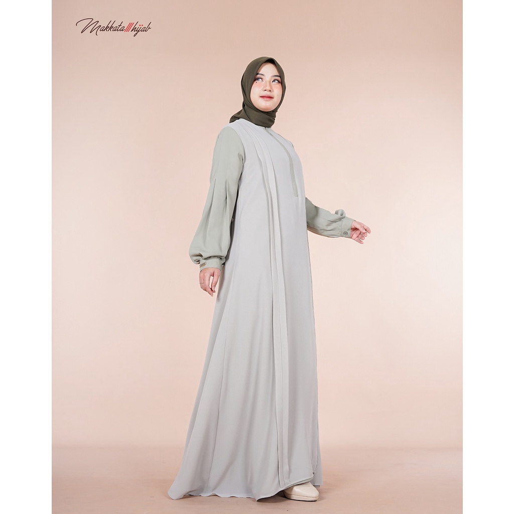 Jual Aera Dress Satu Warna Baju Gamis Wanita Cewek Polos Casual Dress ...