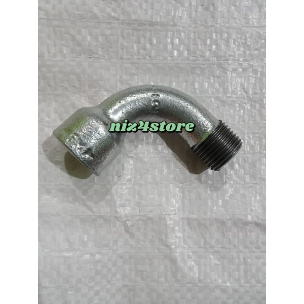 Jual Boch M/F Galvanis Besi 1/2" x 90 deg Drat BSPT (G) | Shopee Indonesia