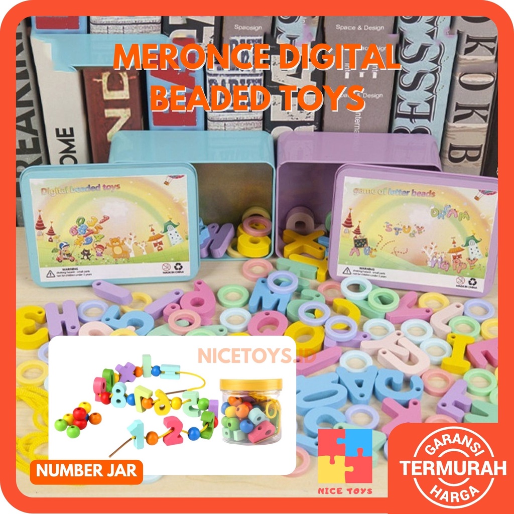 Jual Meronce Digital Beaded Toys Meronce Angka Mainan Meronce Kayu ...
