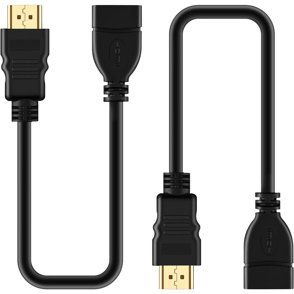 Jual kabel hdmi m to hdmi f 30cm /kabel hdmi extention 30cm | Shopee ...