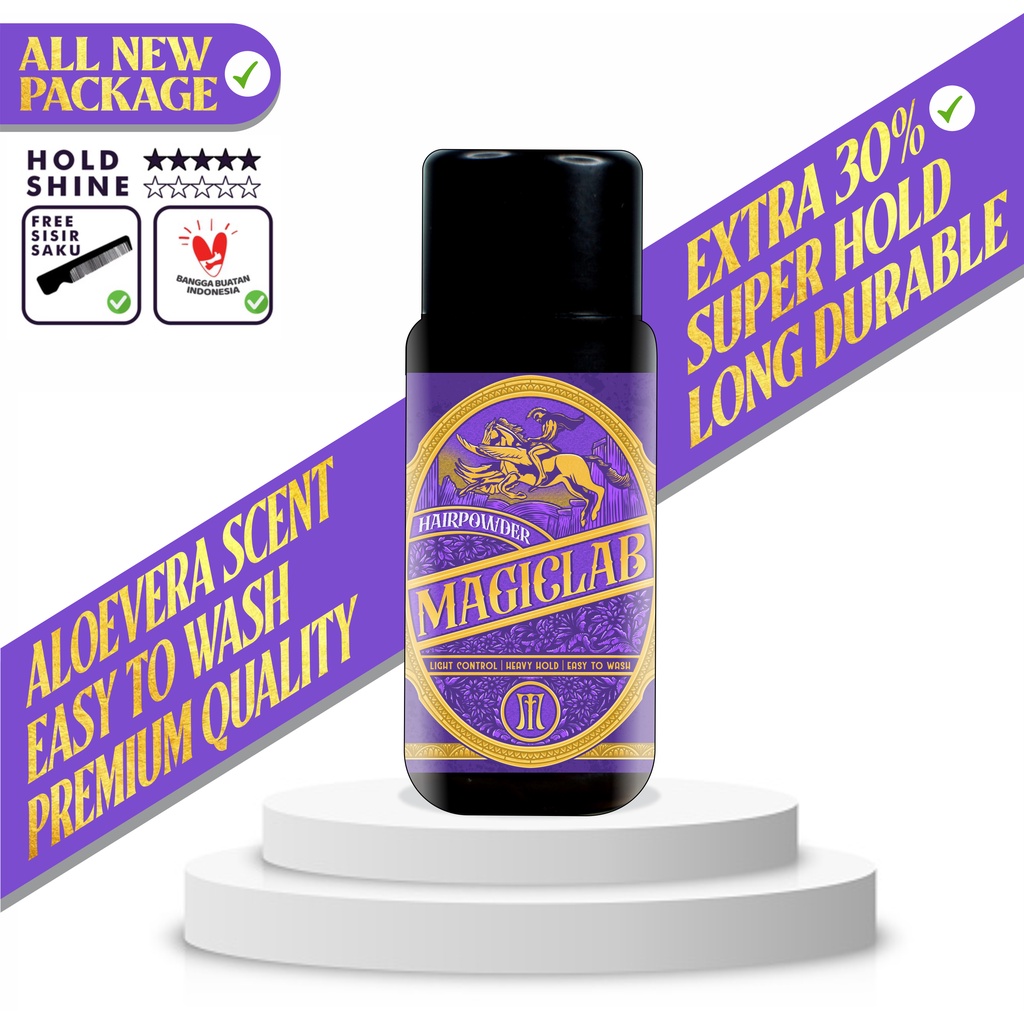 Jual MAGICLAB- BEST HAIR POWDER -Hair Powder Dust It Hairstyling Texture Mattifying Volume ...