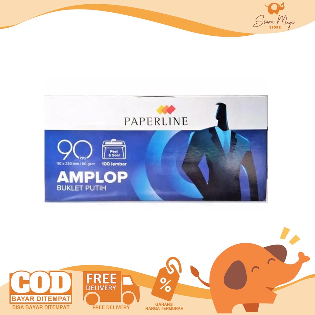 Jual Paperline Amplop Putih Polos Besar No. 90 | Shopee Indonesia