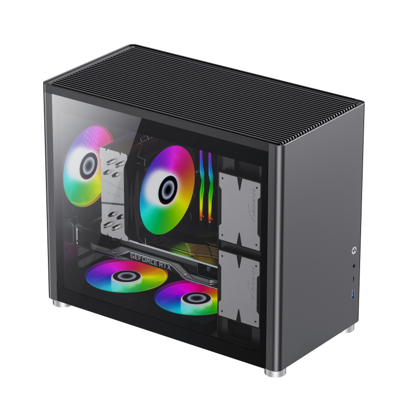 Jual RK PC Casing Gamemax Spark Hitam Grey Putih CPU Case Gaming Micro ...