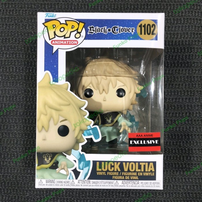 Jual Promo!!! Funko Pop! Black Clover : Luck Voltia (Aaa Anime Sticker ...