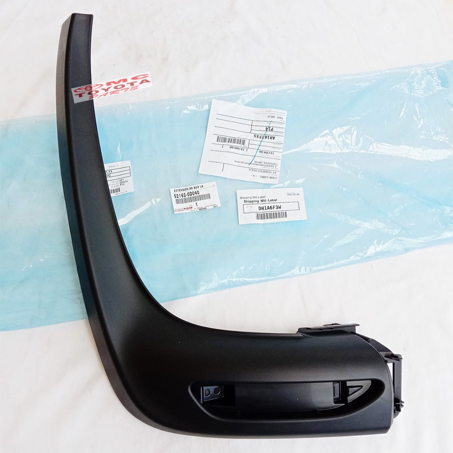 Jual Lis List Extension Bumper belakang Kiri Toyota Sienta 52162-0D040 ...